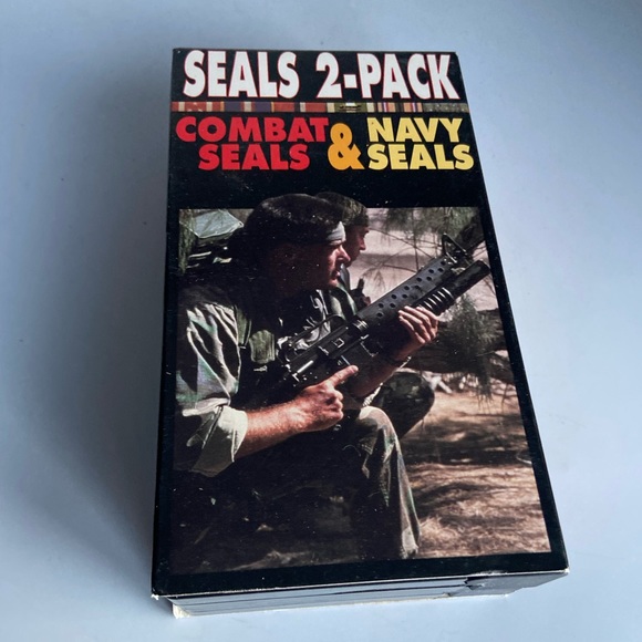 Media | Combat Seals Navy Seals Double Tape Vhs Set | Poshmark